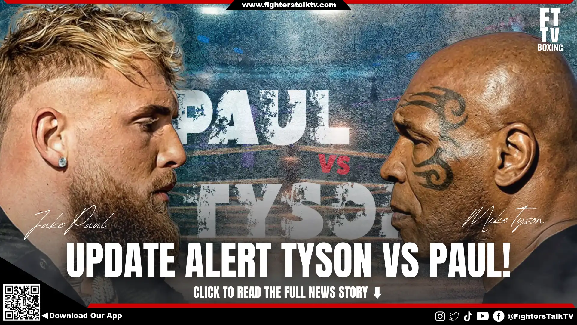 "Mike Tyson vs Jake Paul: Fight Upgraded to Full-Fledged Battle!"
